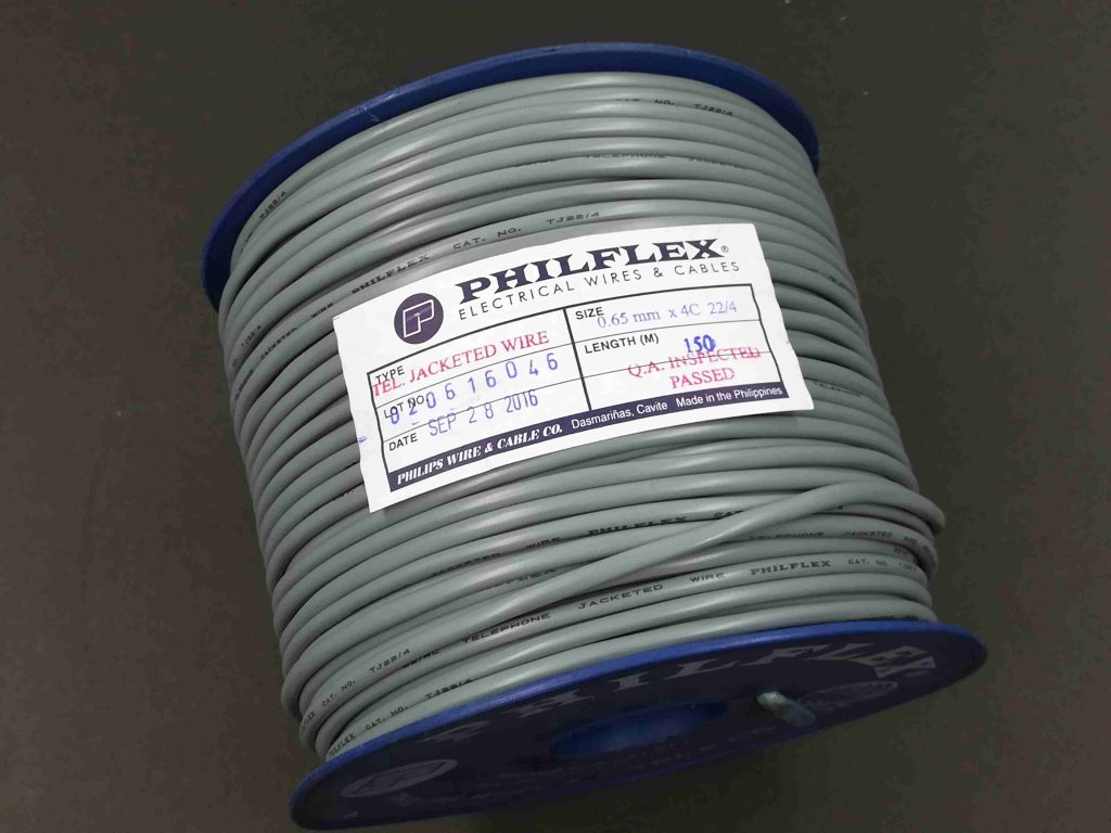 Telephone Jacketed Wire 0.65mm X 4C / 0.65mm X 3C - Arizona Integrated ...