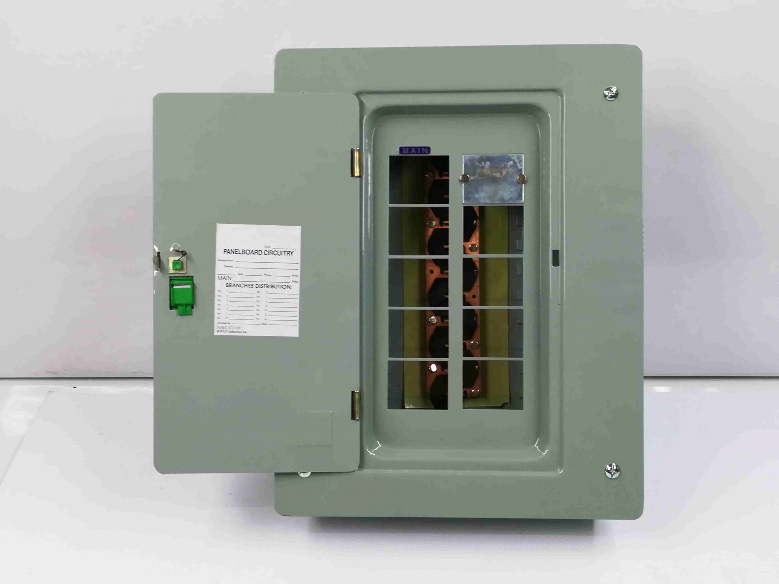 Panel Box 4 to 32 Branches, 2 Pole, Plug-In Type - Arizona Integrated ...